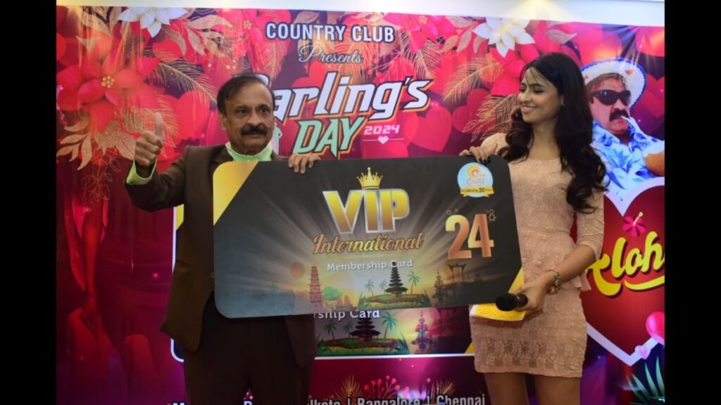Country Club CMD Mr Y Rajeev Reddy launches VIP International 24 ...